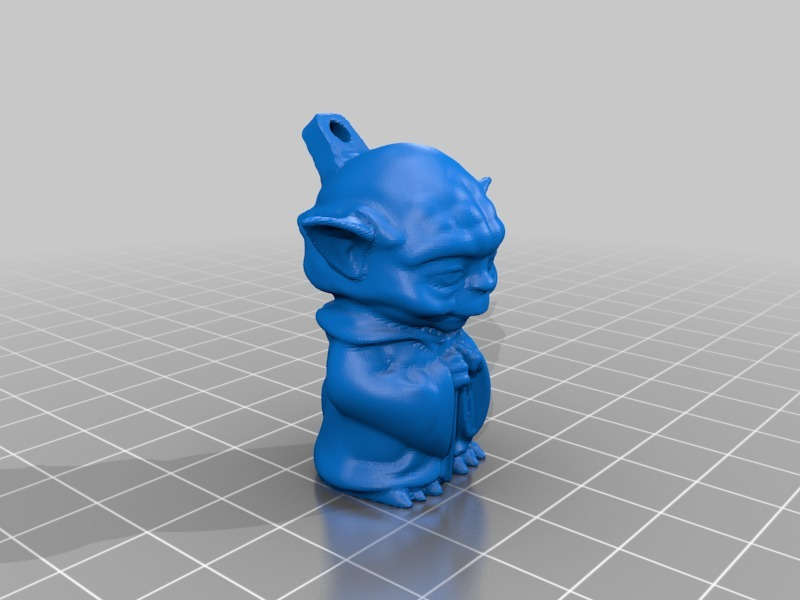 Free STL file Mini Yoda Keychain Remixed from itech3dP 🗝️ ・3D print ...