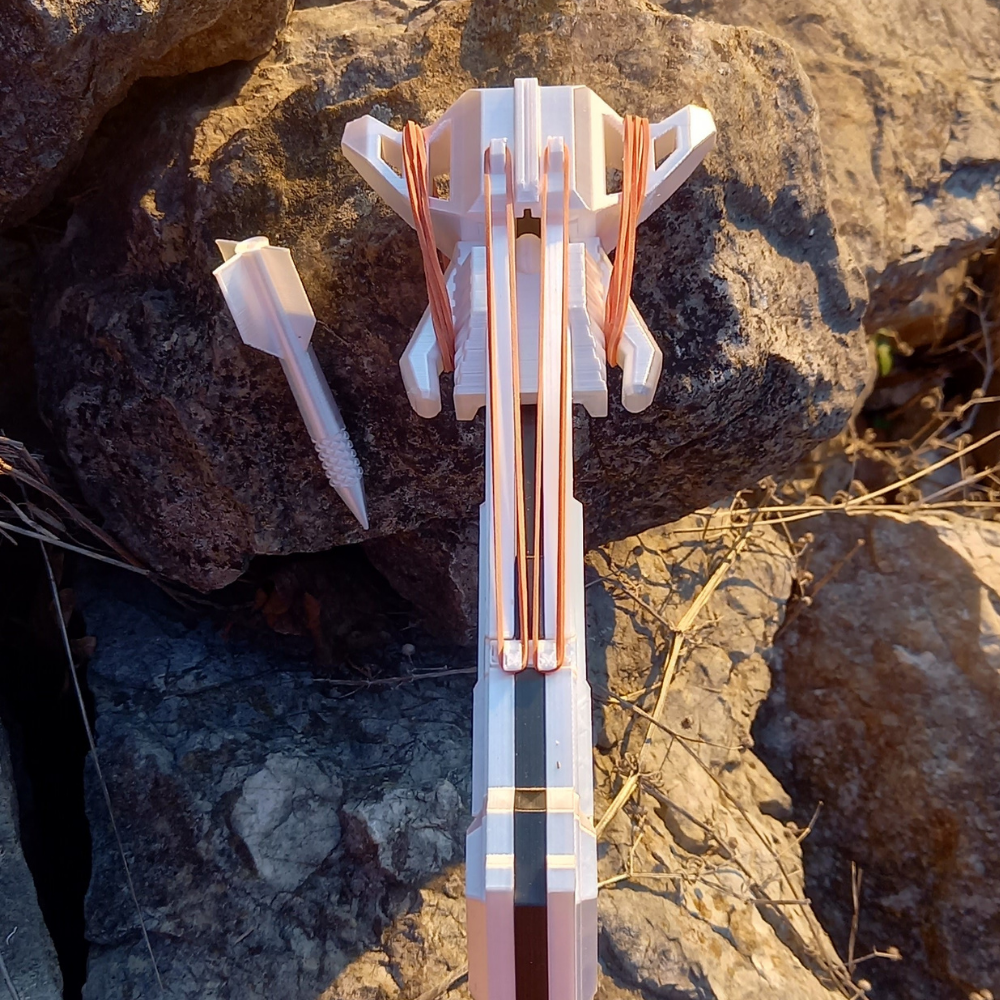 🔫 CrossBow-X Screwless Crossbow・ STL File for ・Cults