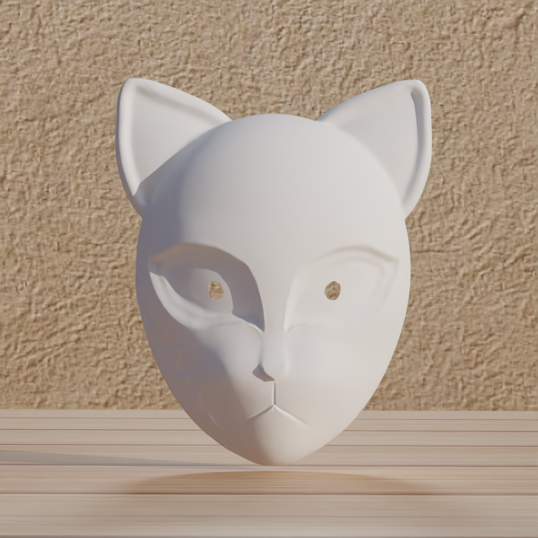 📁 File : Cosplay Demon Slayer Kyojuro Rengoku mask in digital format ...