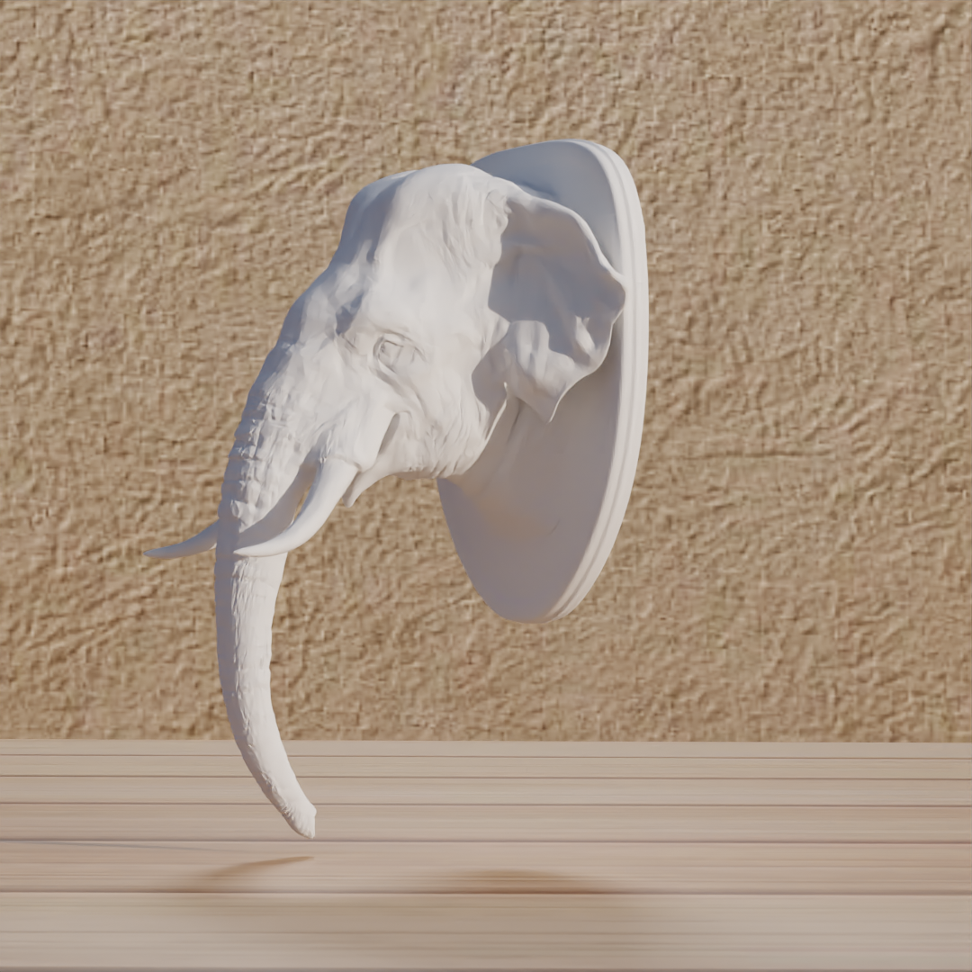 3D file File: Elephant Trophy Animals in digital format 📁・3D printing ...