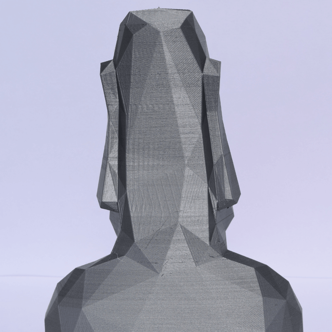 3D printing Low Poly Moai • made with Dagoma DiscoEasy200・Cults