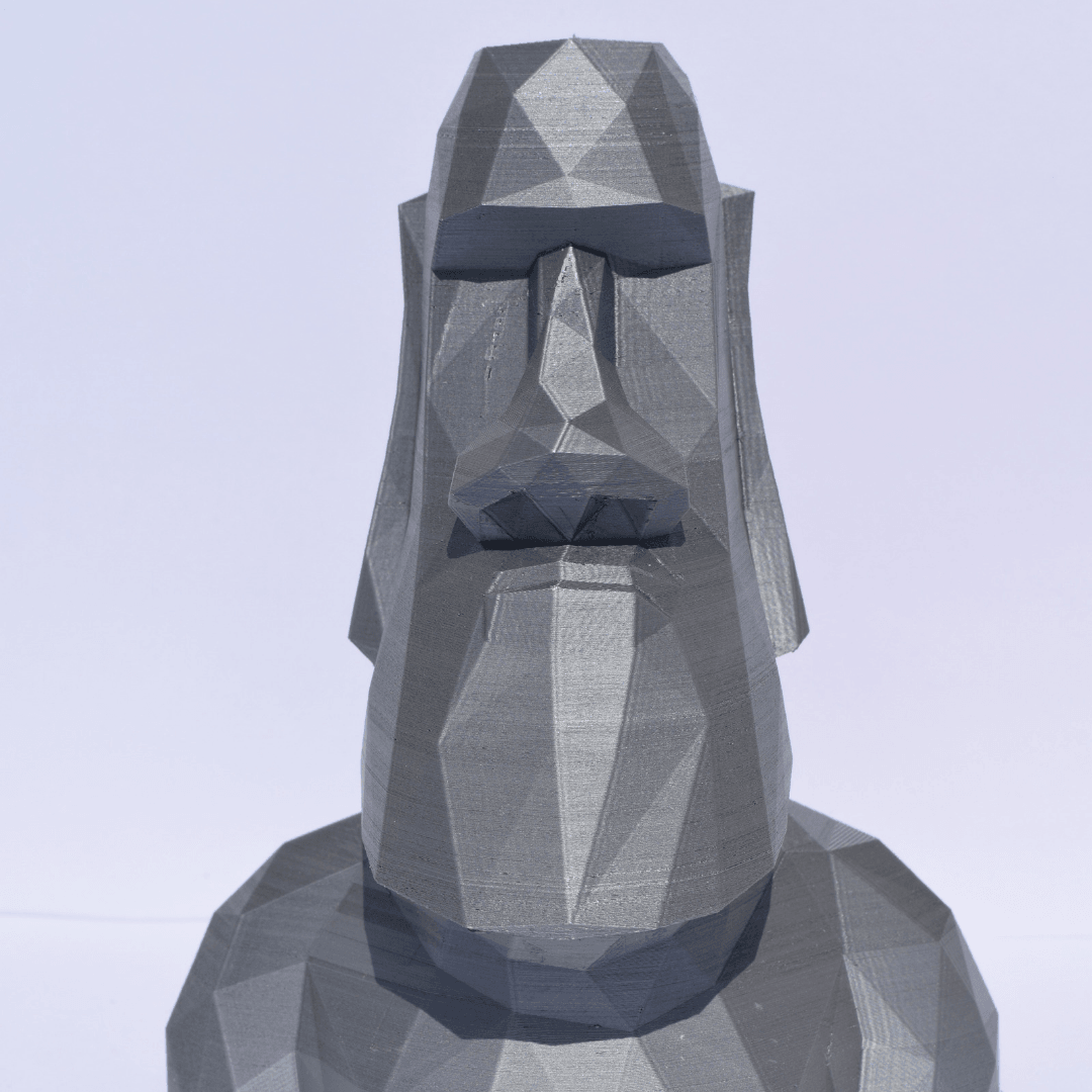 3D printing Low Poly Moai • made with Dagoma DiscoEasy200・Cults
