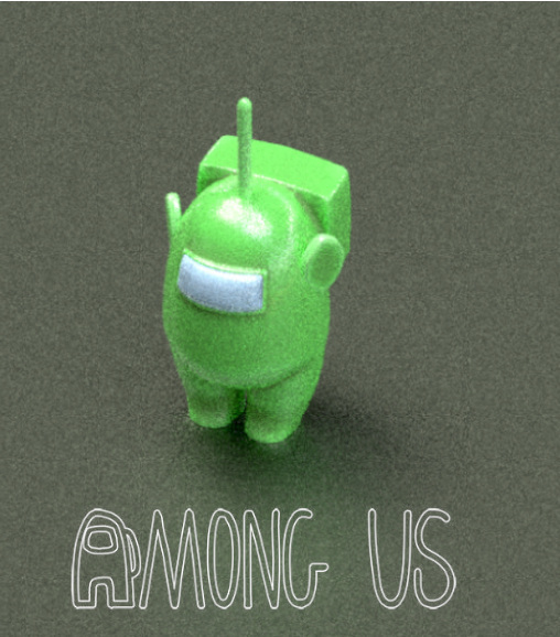 🎲 AMONG US teletubbies Dipsy・ STL File for ・Cults