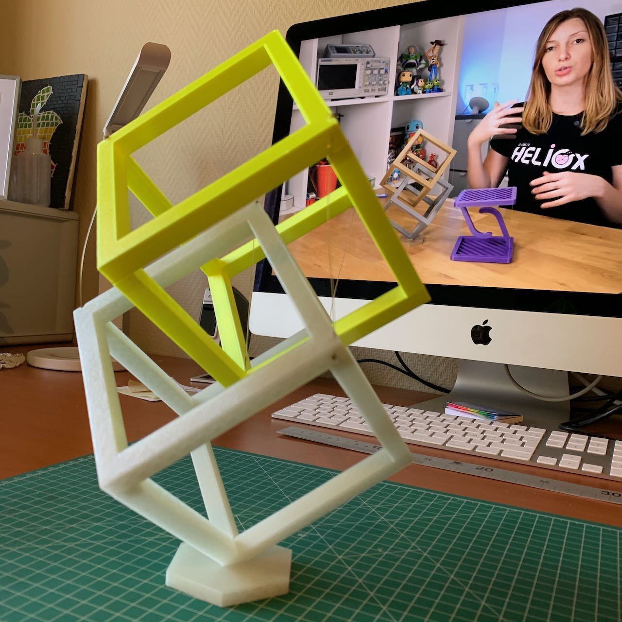 3D printer Levitating cube - Tensegrity • made with Prusa MK3s・Cults