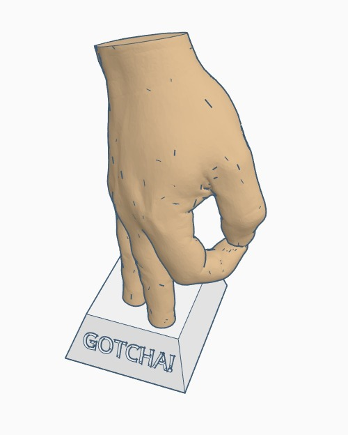 Hand Circle - Gotcha!・Free 3D File for ・Cults