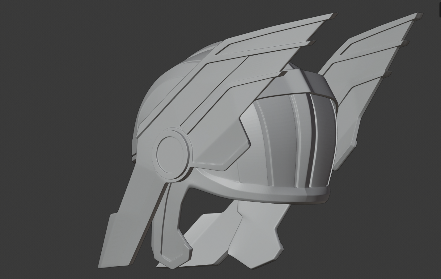 STL file Thor Helmet from Thor 3 Ragnarok 🪖 ・Design to download and 3D ...