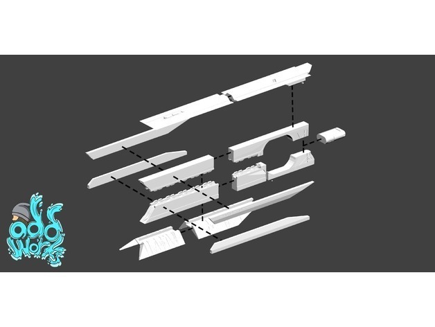 Free 3D file Destiny 2 RedDwarf 🔫 ・3D printing model to download・Cults