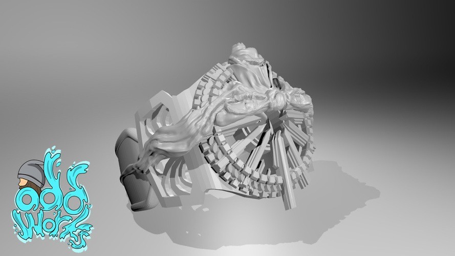 💍 final fantasy 15 noctis ring of the lucii・Free STL File for ・Cults