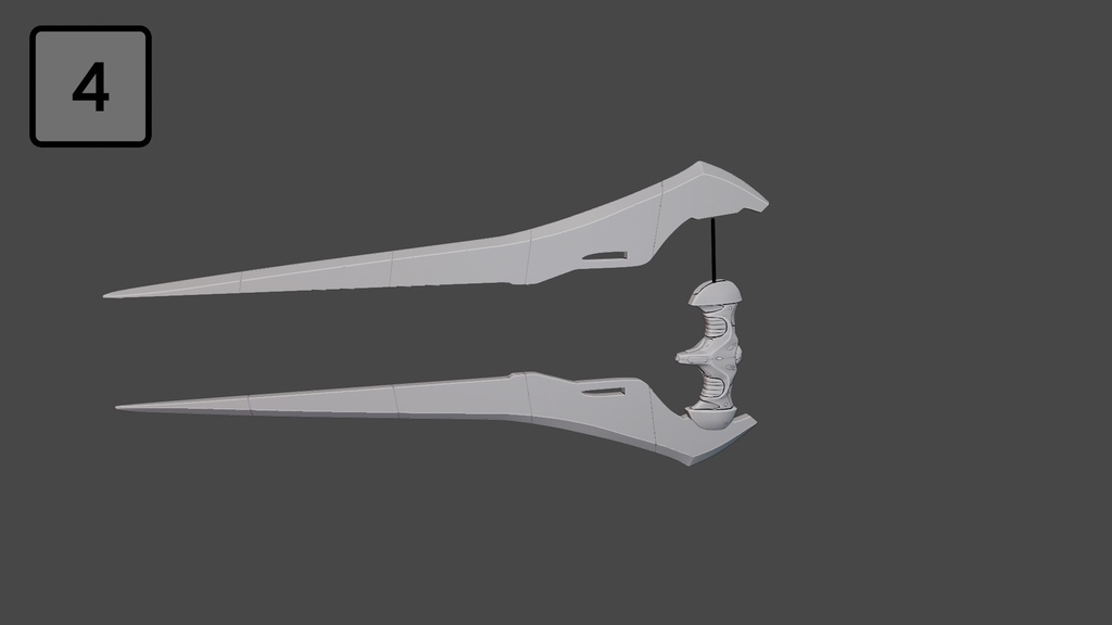 Free 3D file Halo energy sword! 😇 ・3D printable model to download・Cults