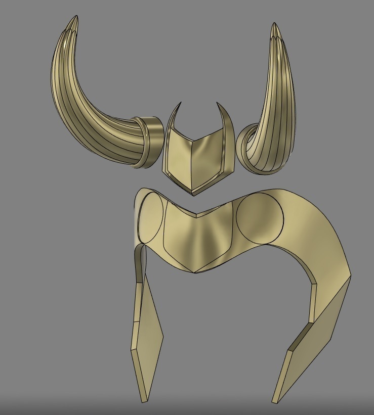 STL file Loki Crown 👑 ・Model to download and 3D print・Cults