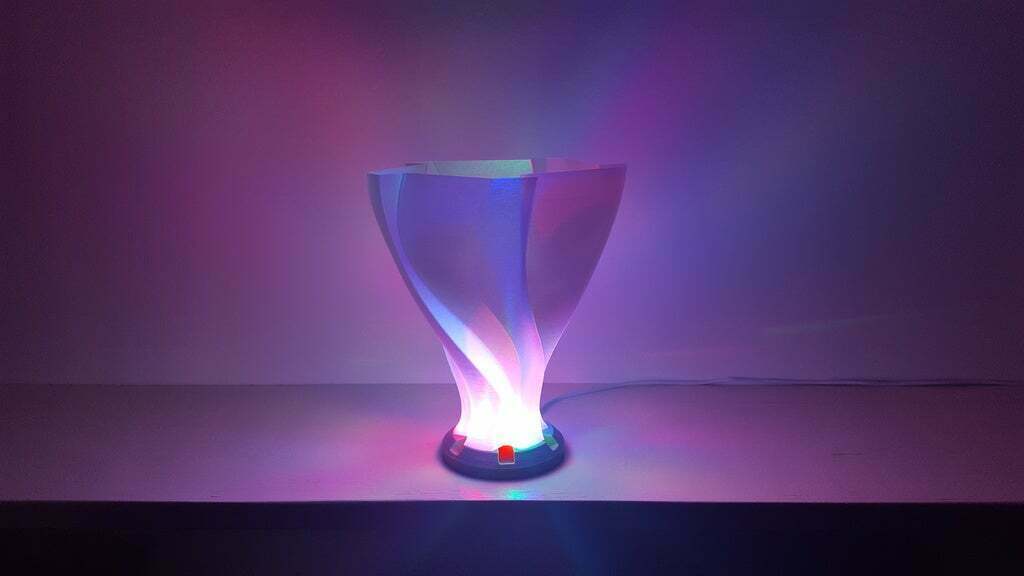 Free STL file Unfolding Flower Vase Lampshade 💐 ・3D printer model to ...