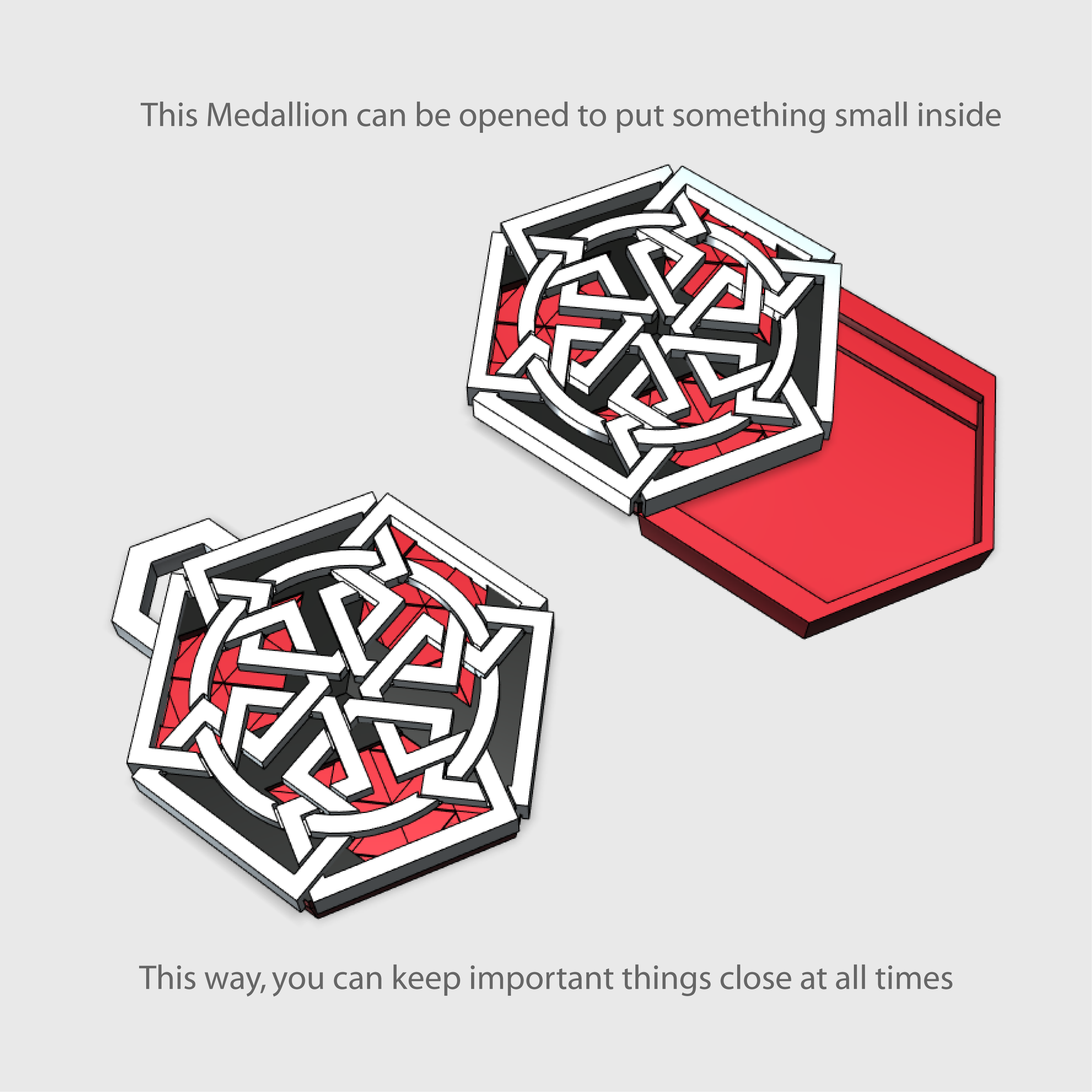 🎨 Secret geometry medallion・Free STL File for ・Cults