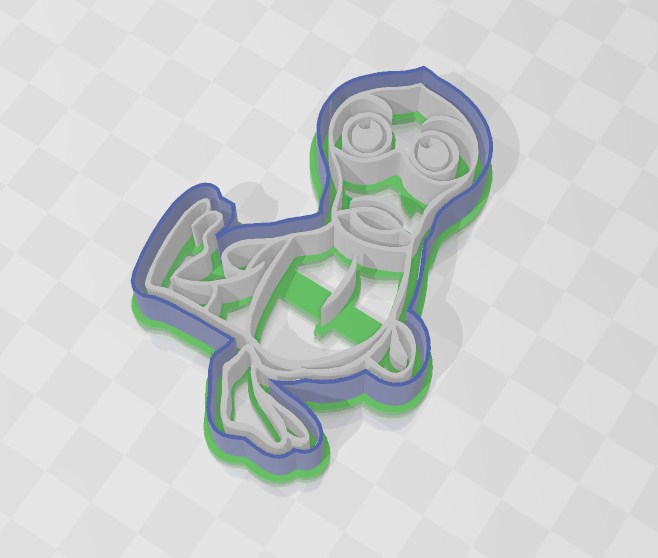 STL file Zenon Farm - Duck - Full Body - Cookie Cutter 🚜 (3MF)・3D print ...