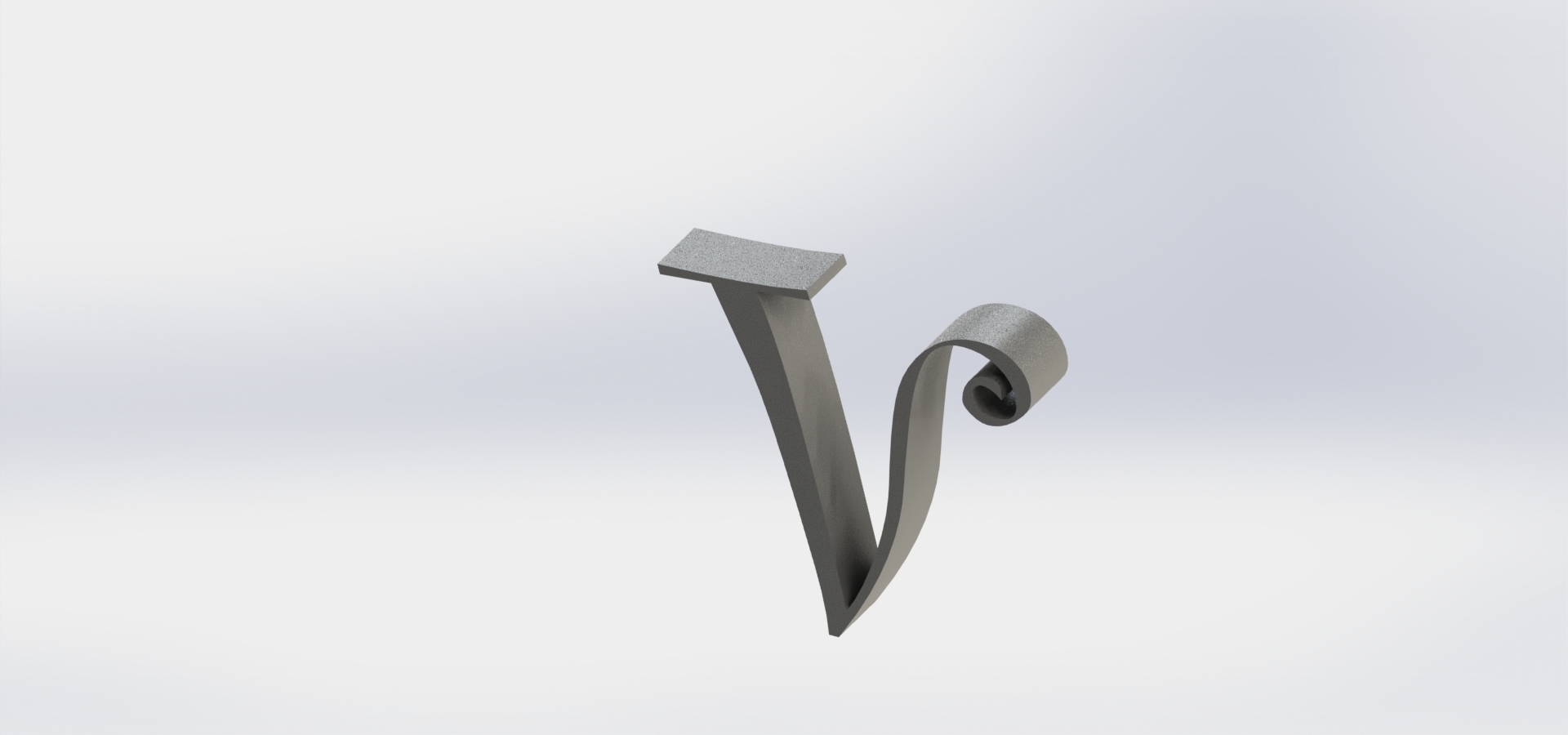Файл STL Letter V 🏫 ・Шаблон для 3D-печати для загрузки・Cults