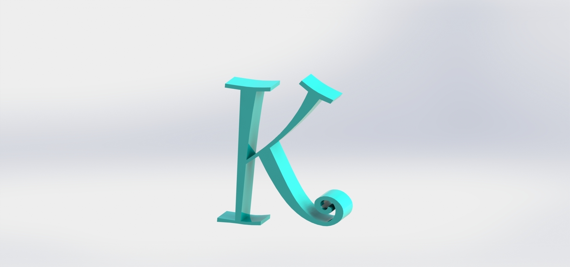 STL file Letter K 🏫 ・3D printer model to download・Cults