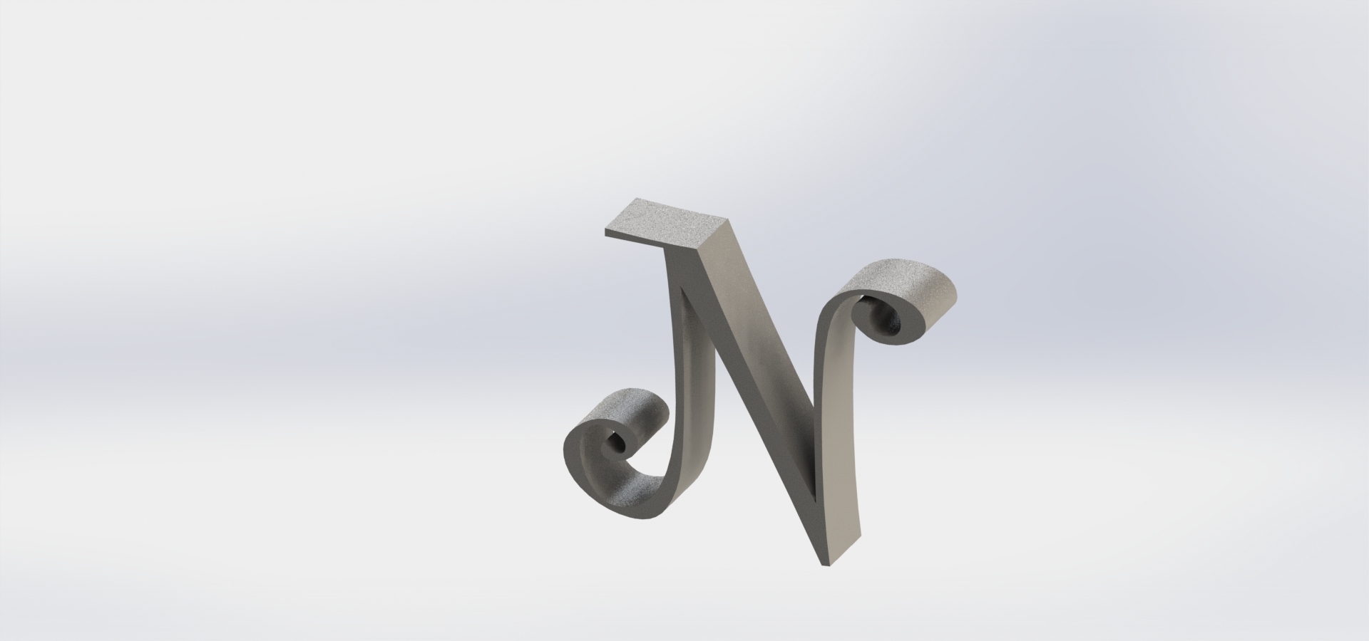 STL file Letter N 🏫 ・3D printable model to download・Cults