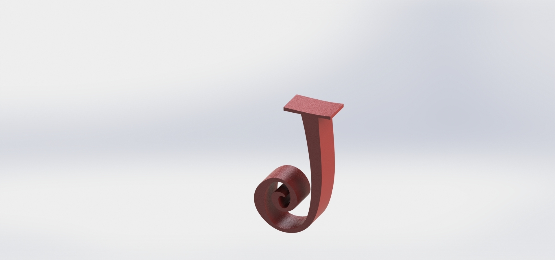 STL file Letter J 🏫 ・3D printable model to download・Cults