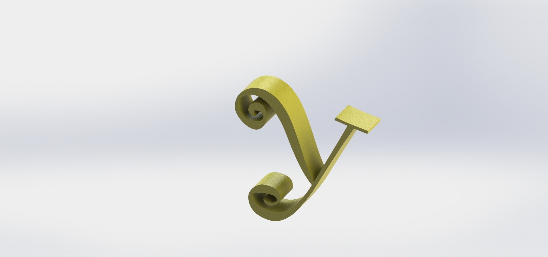 STL file Letter Y 🏫 ・3D printable model to download・Cults