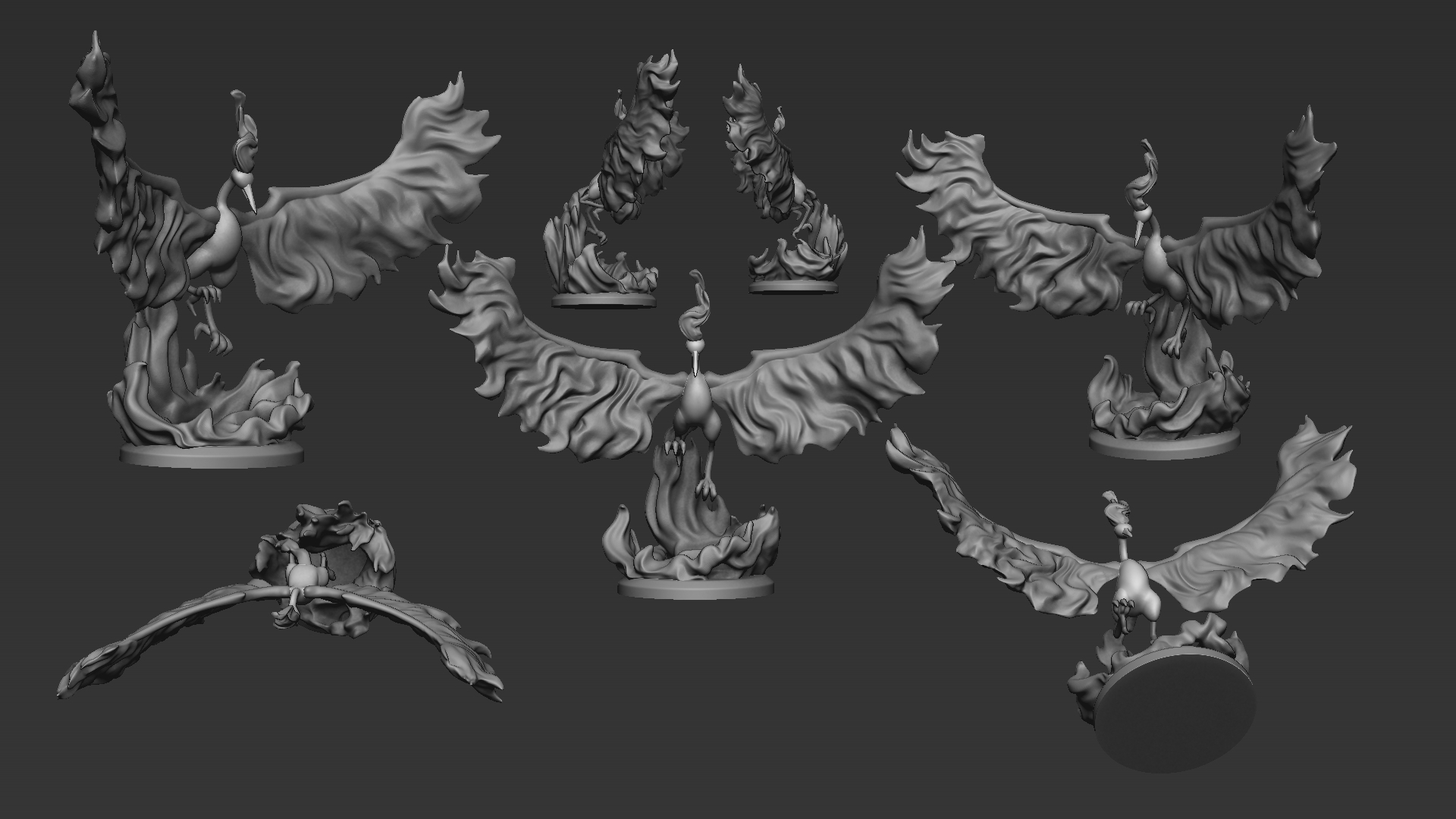 3D file The 3 legendary Birds Pokemon Pack to 3D Print 🐉 ・3D printable ...