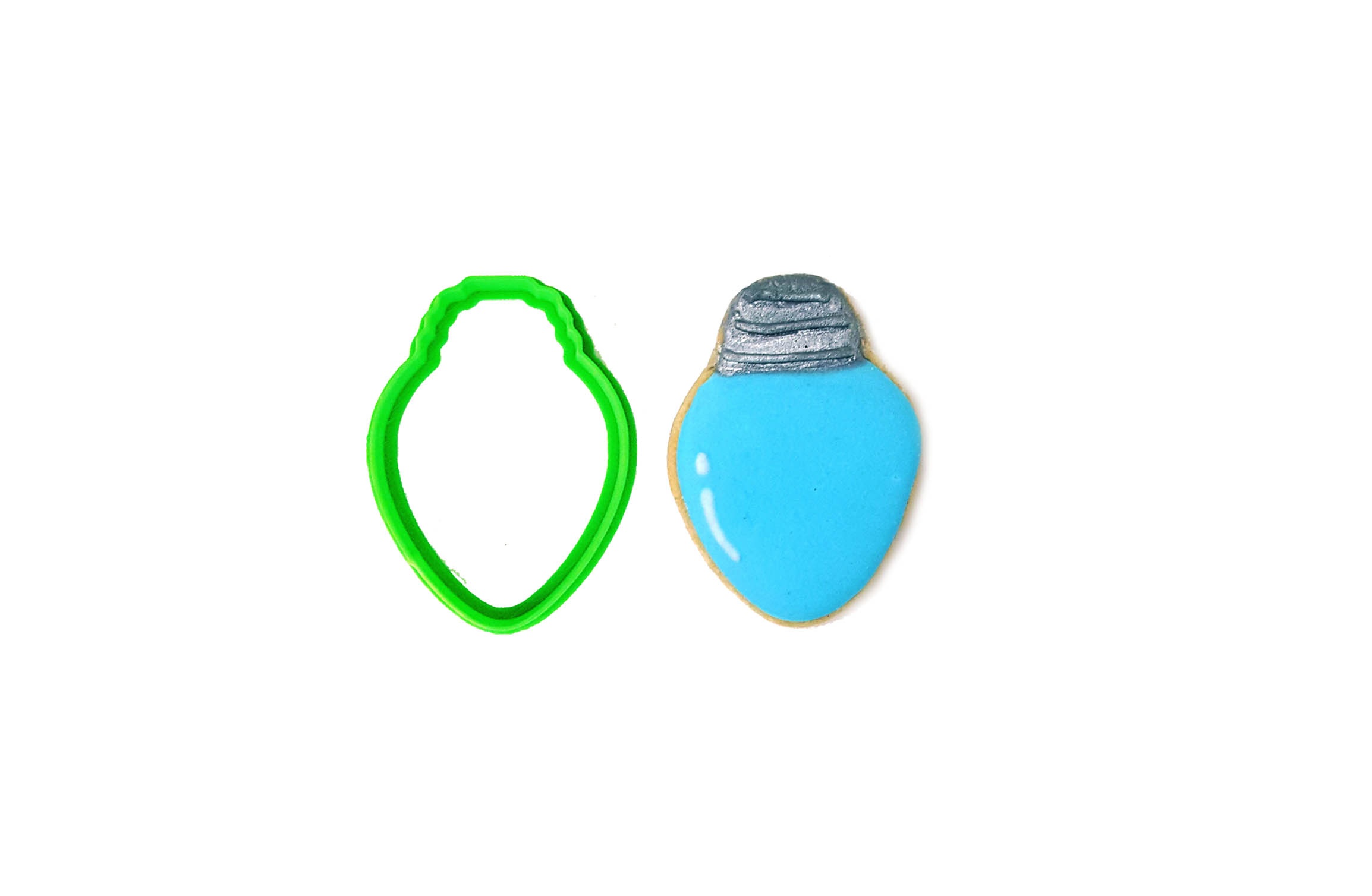 STL file CHRISTMAS MINI COOKIE CUTTER #22 CHRISTMAS LIGHT COOKIE CUTTER ...