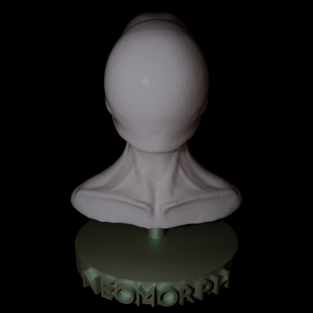 Fichier STL Alien: Covenant Neomorph bust (Updated version) 👽 ・Idée ...