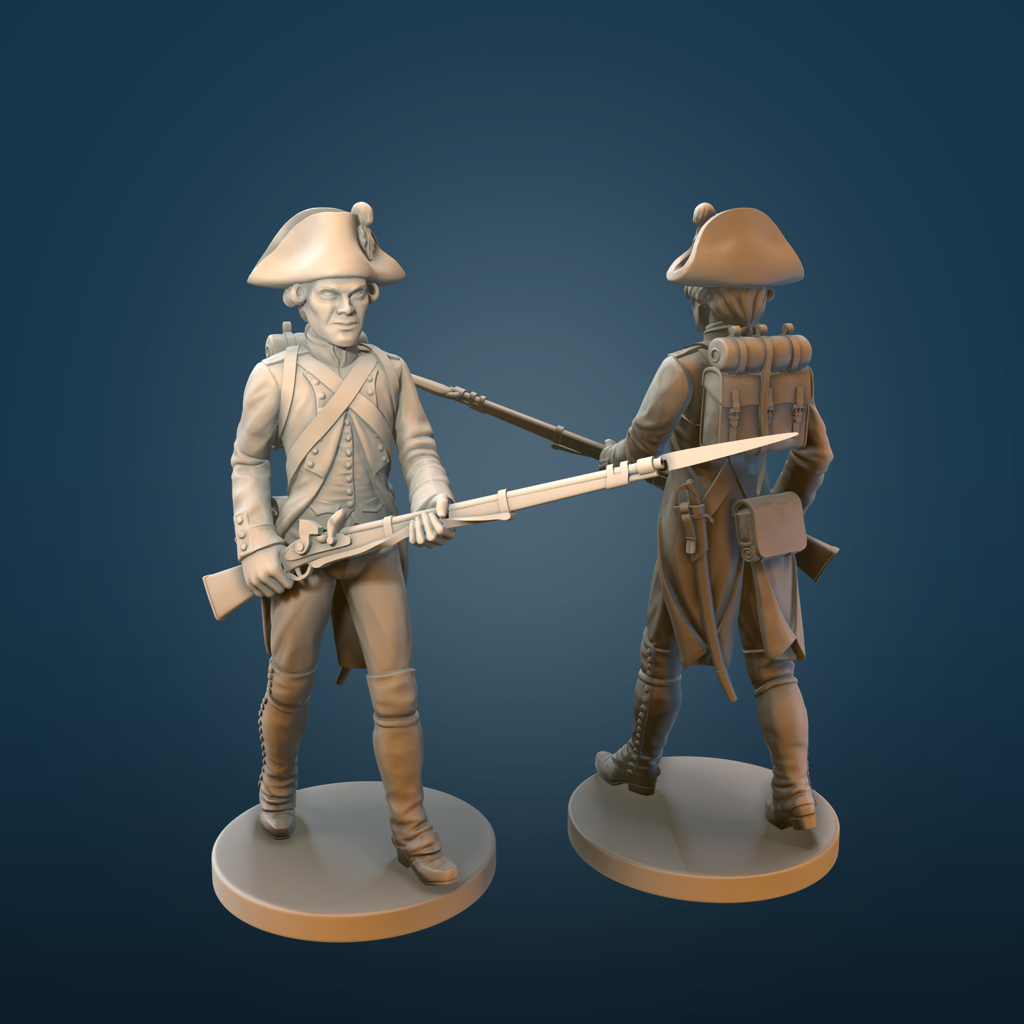 🫡 French napoleonic infantry 1804-1807・ STL File for ・Cults
