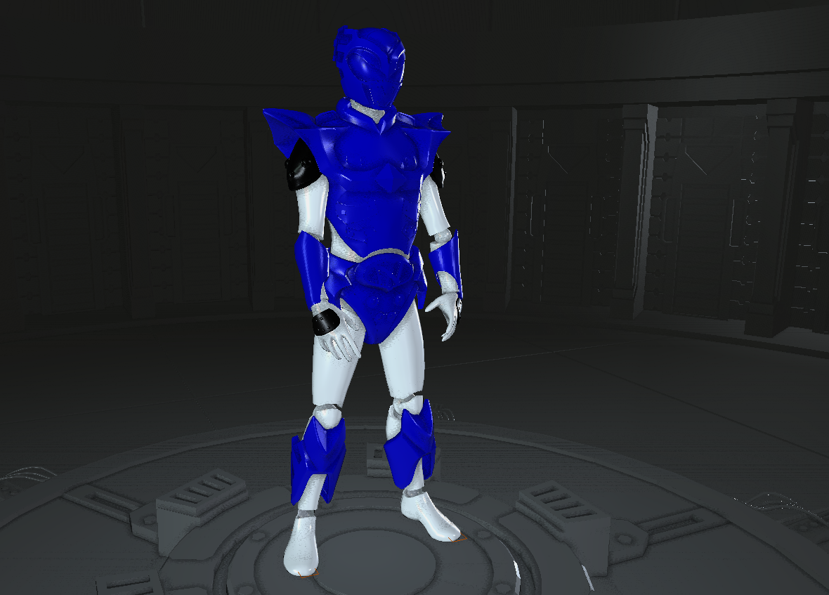 STL file power rangers inspace psycho suit with helmet stl file 🪖 ・3D ...