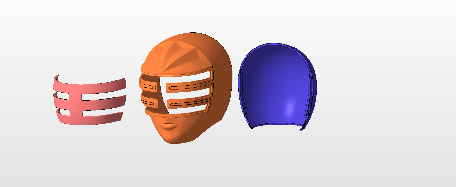 🪖 power rangers zeo gold ranger helmet stl file for 3d printing・ STL ...