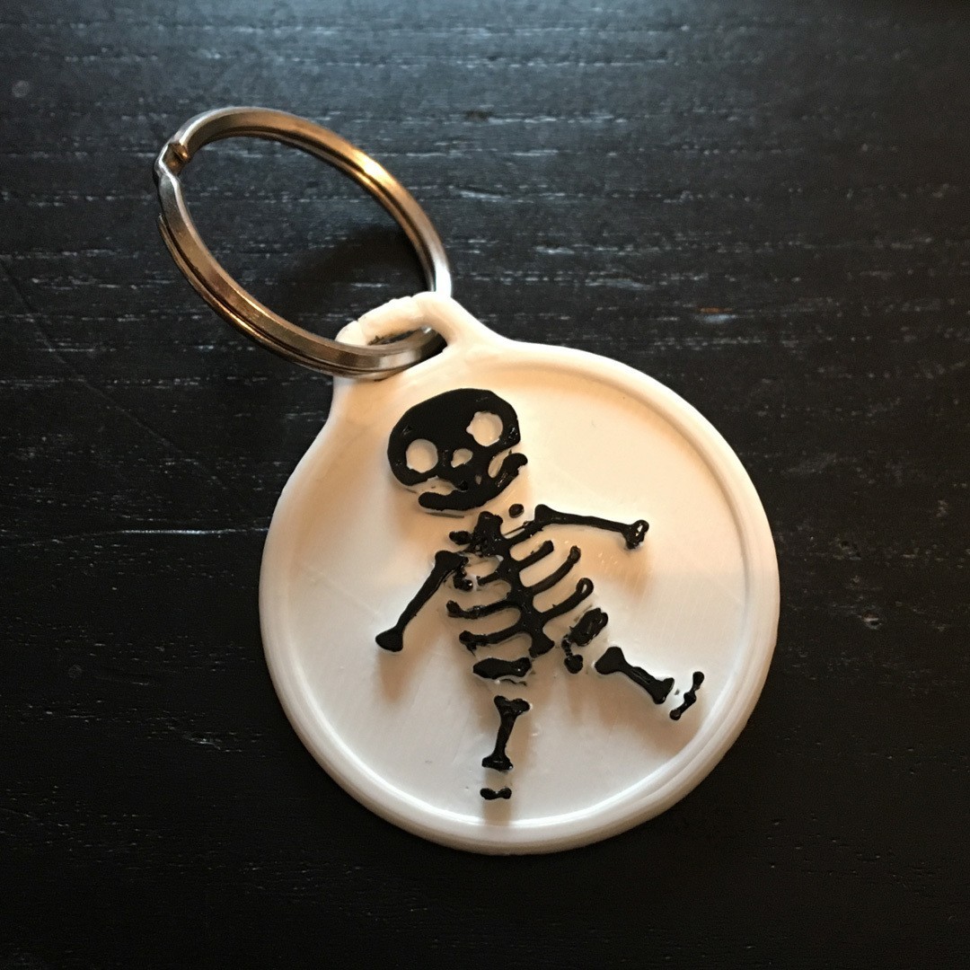 3D print Skeleton key ring • made with Dagoma Discoeasy200・Cults
