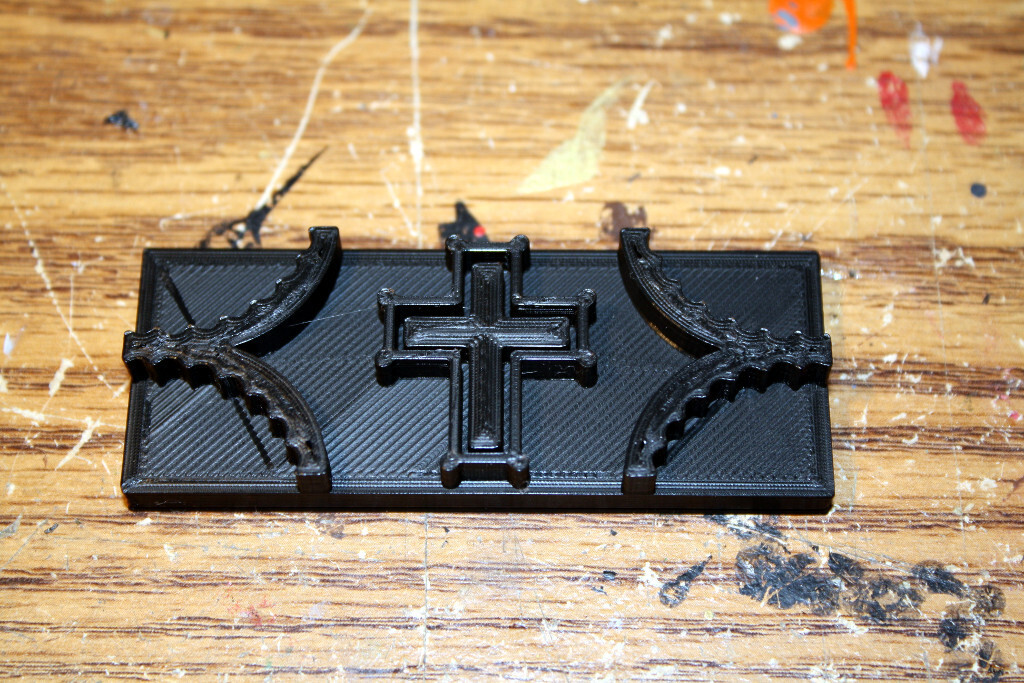 Leather Cross Imprint Stamp・Free STL File for ・Cults