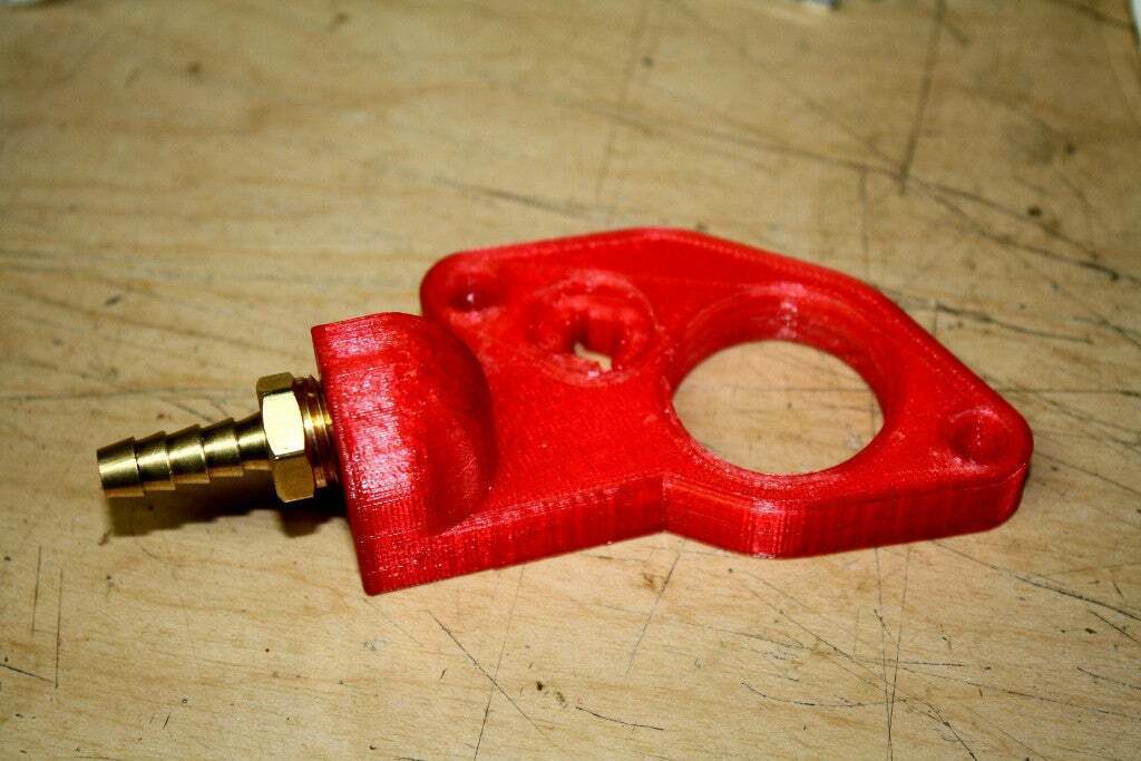 Free STL file Carburetor Adapter Plate with Vacuum For Kohler SV600 ...