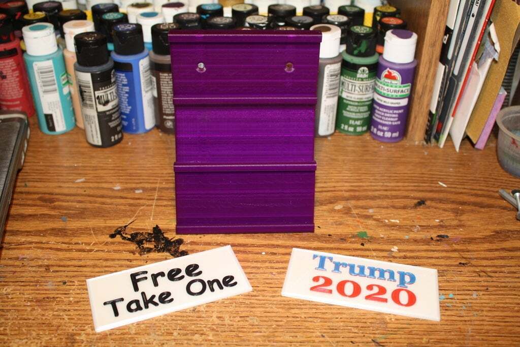 Free STL file Bumper Sticker POS Display Rack With Swappable Inserts 👽 ...