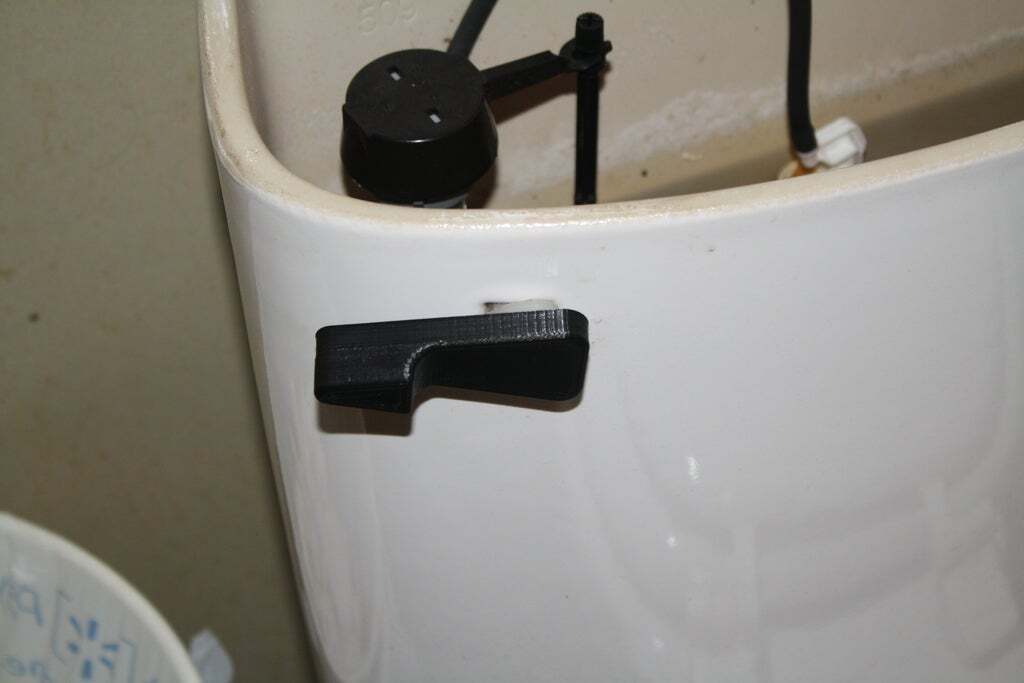 🚽 Toilet Flush Handle Repair parts・Free STL File for ・Cults