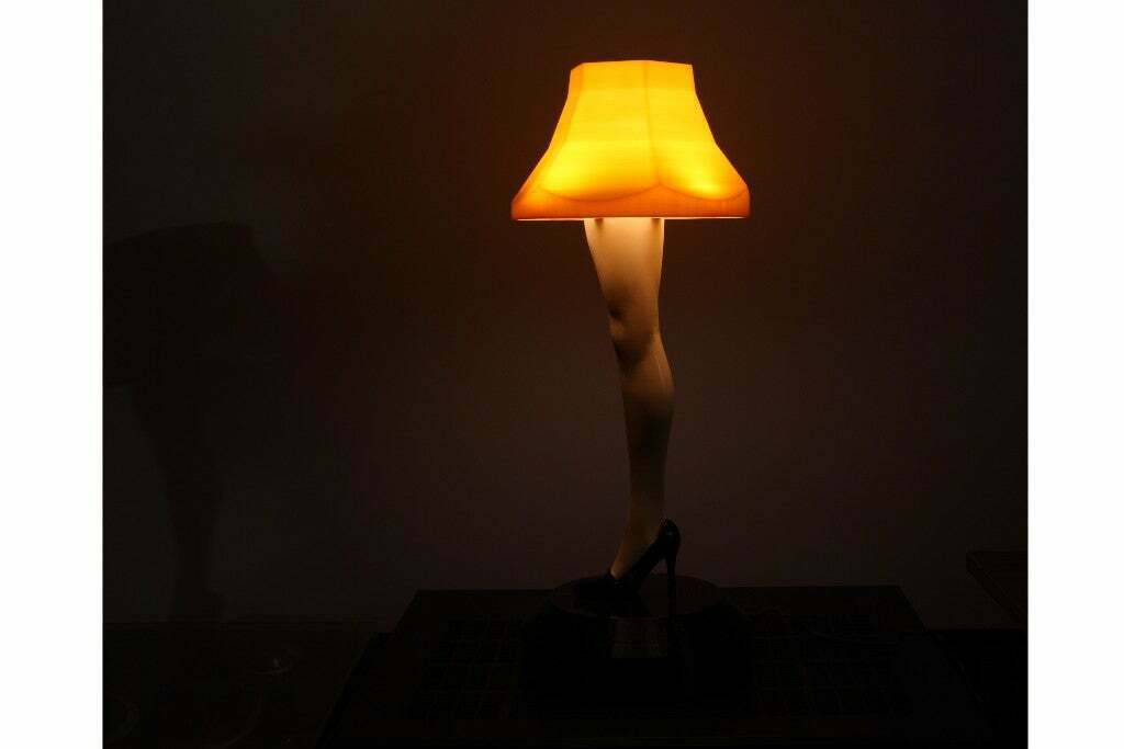 🎄 A Christmas Story Leg Lamp - Biggerized・Free STL File for ・Cults