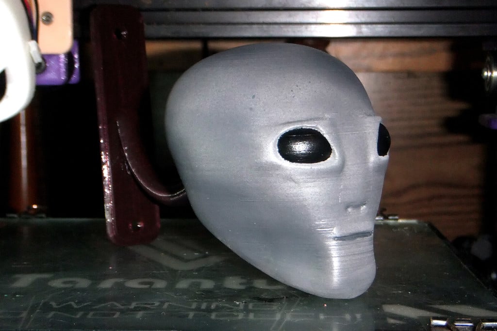 3D printed Alien Head Hat Hook・Cults