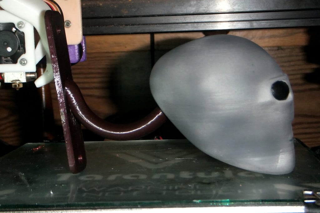 👽 Alien Head Hat Hook・3D Print・Cults