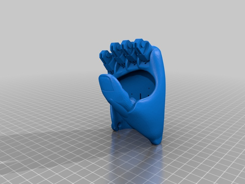 👽 Snap Talon System Wrist Actuated・Free 3D File for ・Cults