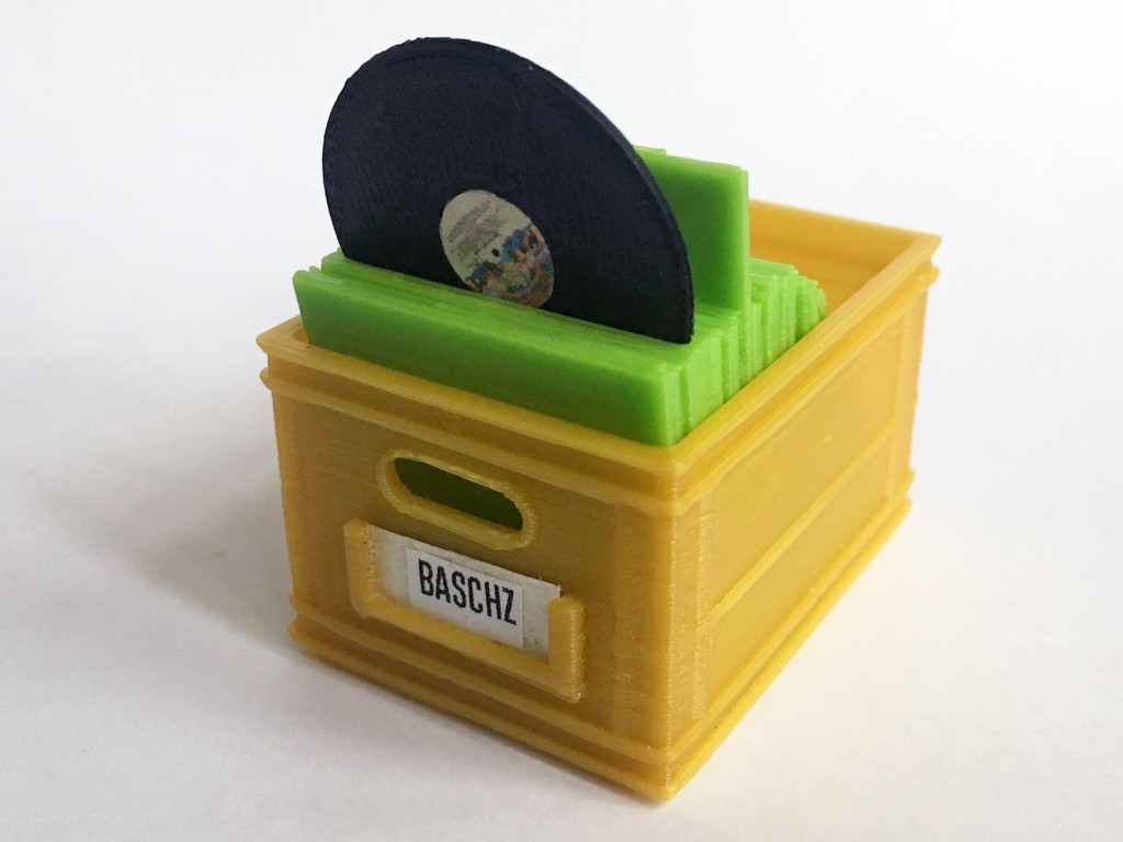 ⏺️ CRATEFULL OF | Vinyl Record Collection・Free STL File for ・Cults