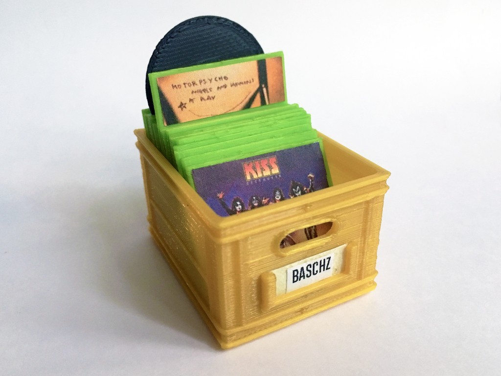 ⏺️ CRATEFULL OF | Vinyl Record Collection・Free STL File for ・Cults