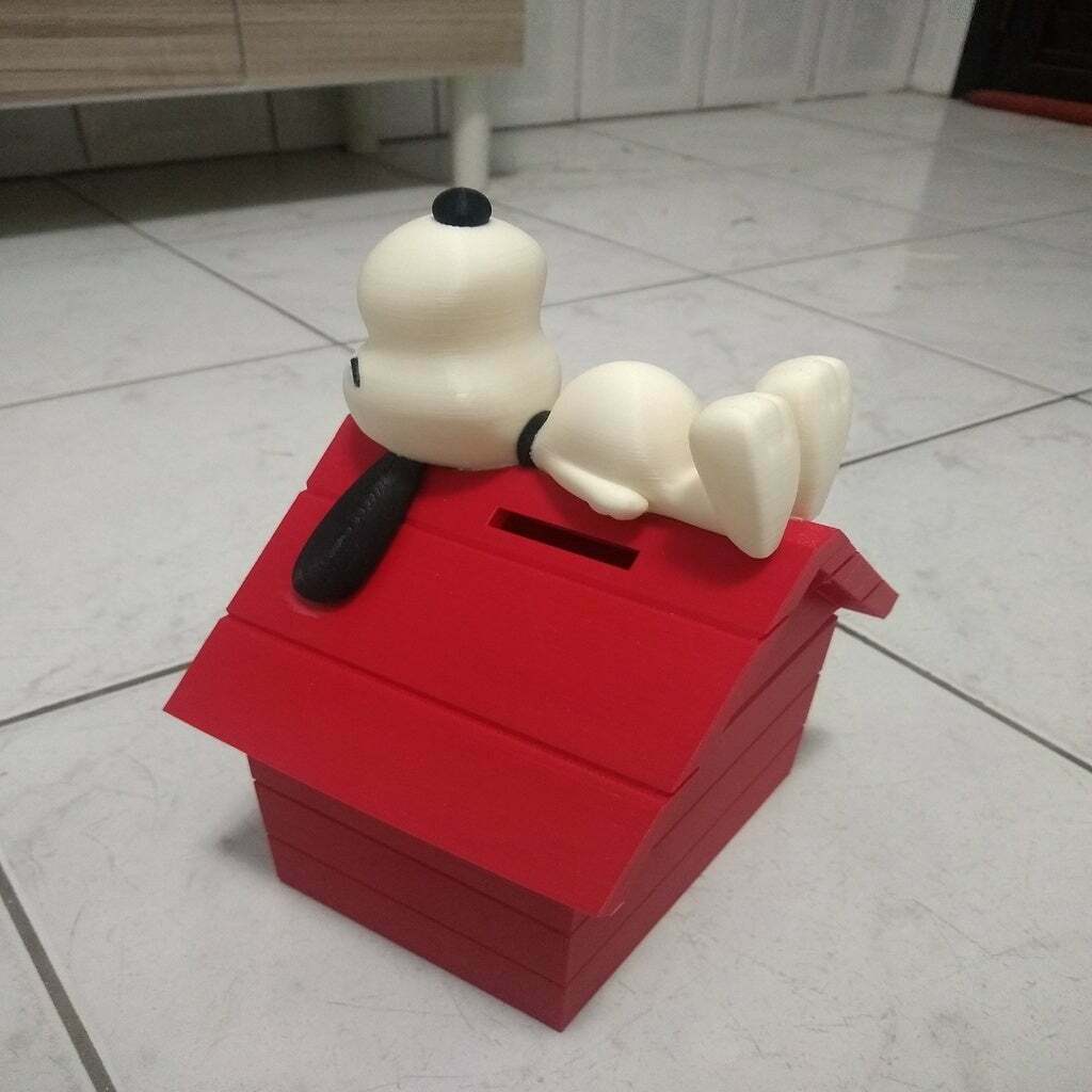 Free STL file Snoopy safe box 📦 ・3D print design to download・Cults