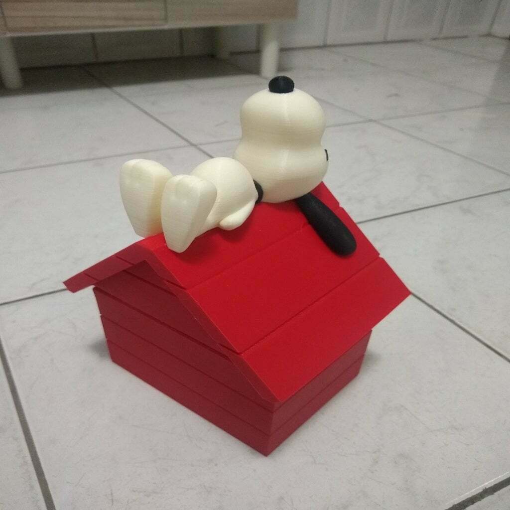 Free STL file Snoopy safe box 📦 ・3D print design to download・Cults