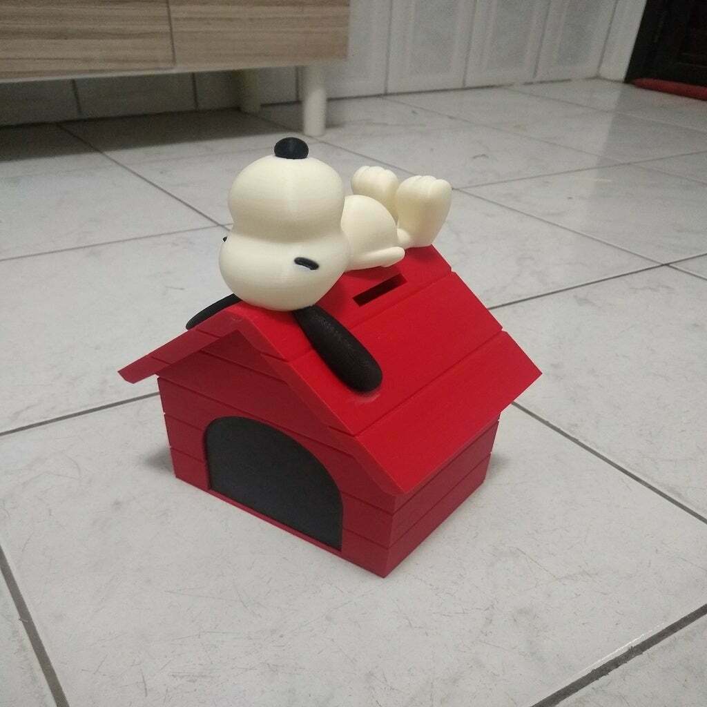 Free STL file Snoopy safe box 📦 ・3D print design to download・Cults
