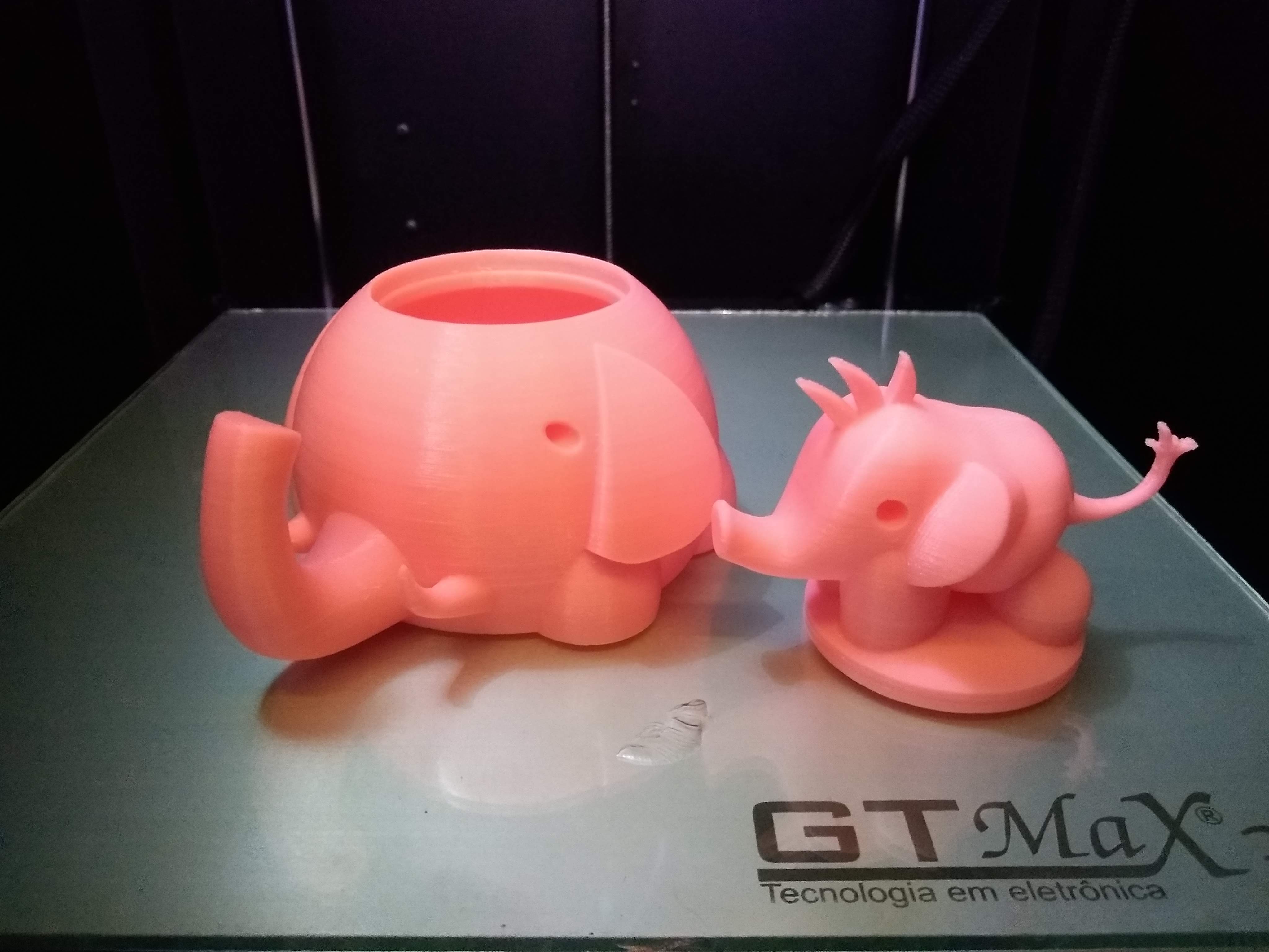 3D print Elephant box child and mother • made with Gtmax Core A3・Cults