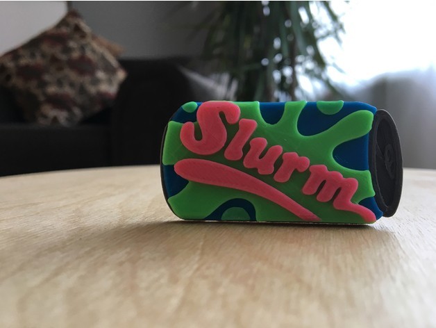 Free STL file Slurm Can Keychain! (futurama) 🥫・3D print design to ...