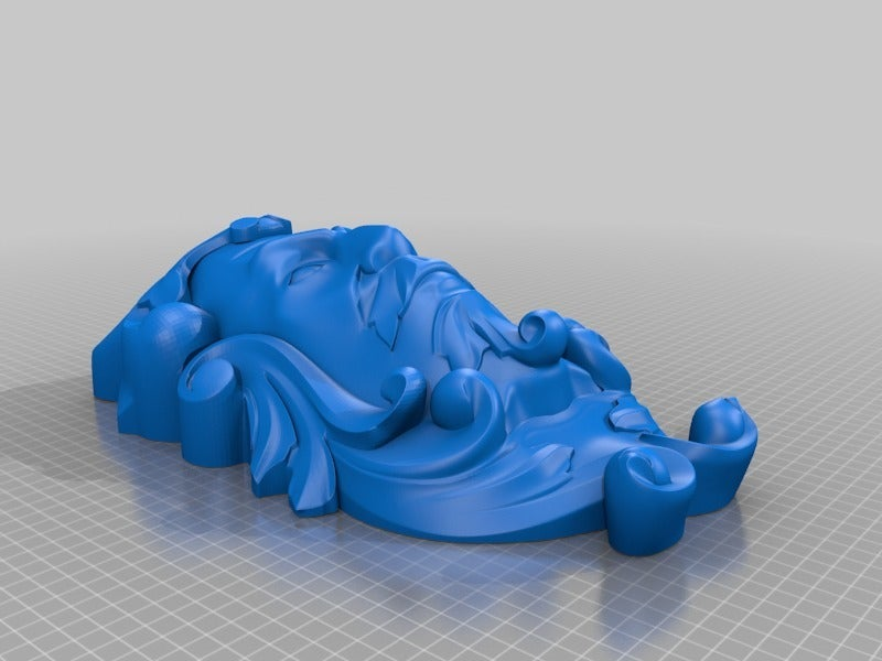 Free STL file face ornament 🗿 ・3D printable design to download・Cults