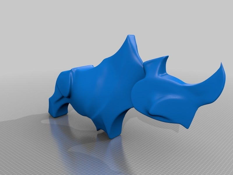 Free STL file Rhino 🦏 ・Object to download and to 3D print・Cults