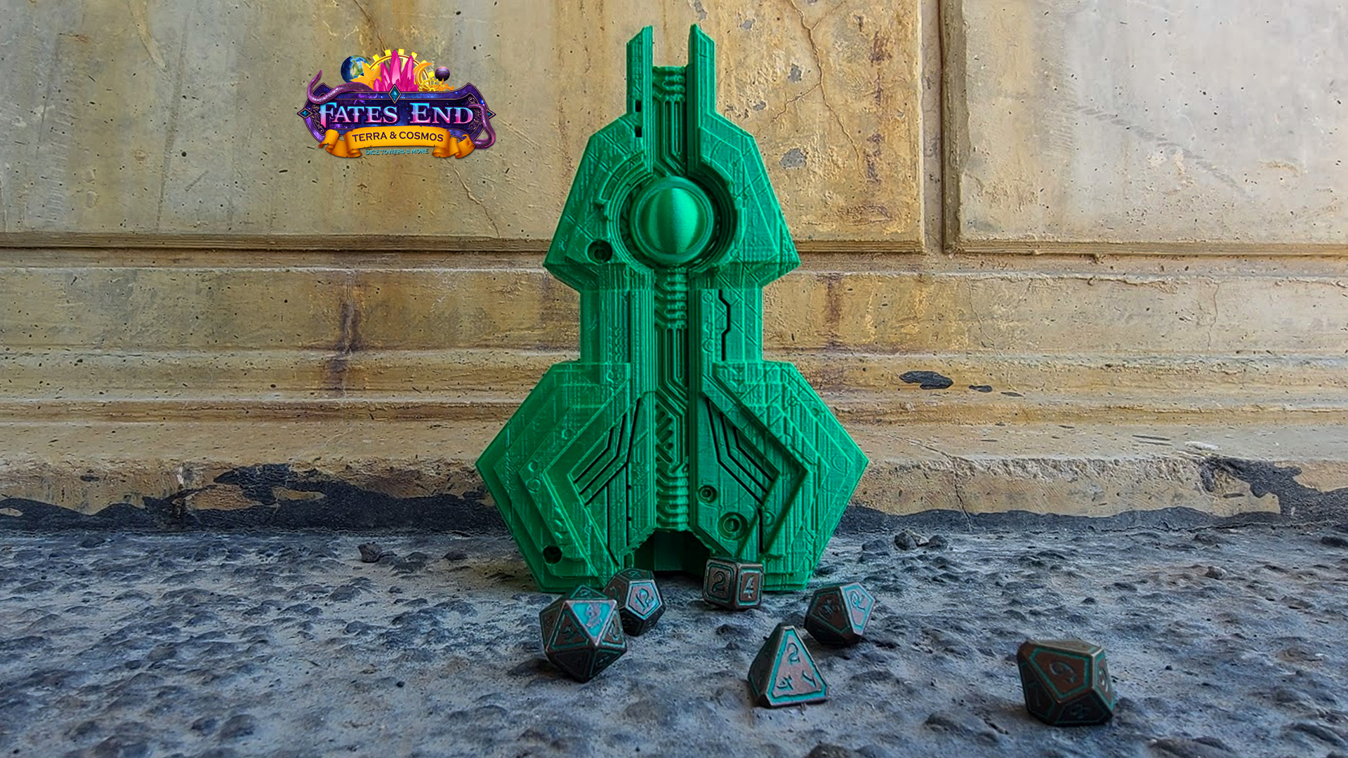 3D file Alien Obelisk Dice Tower - SUPPORT FREE! 👽 ・3D printer design ...