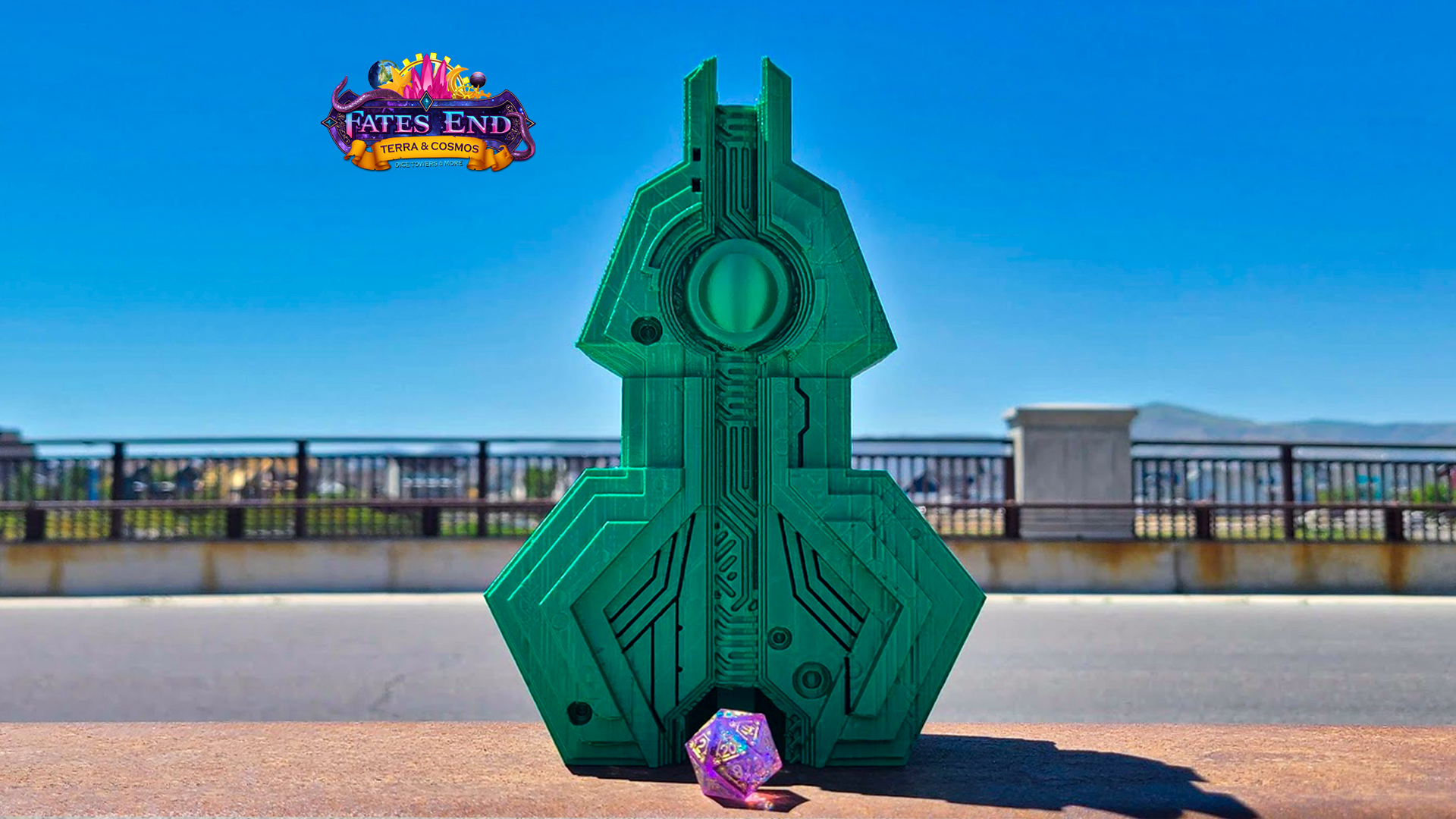 👽 Alien Obelisk Dice Tower - SUPPORT FREE!・ 3D File for ・Cults