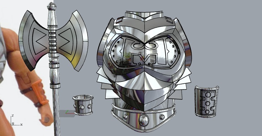 STL file He-Man Battle armor real life scale cosplay 👨 ・3D print design ...