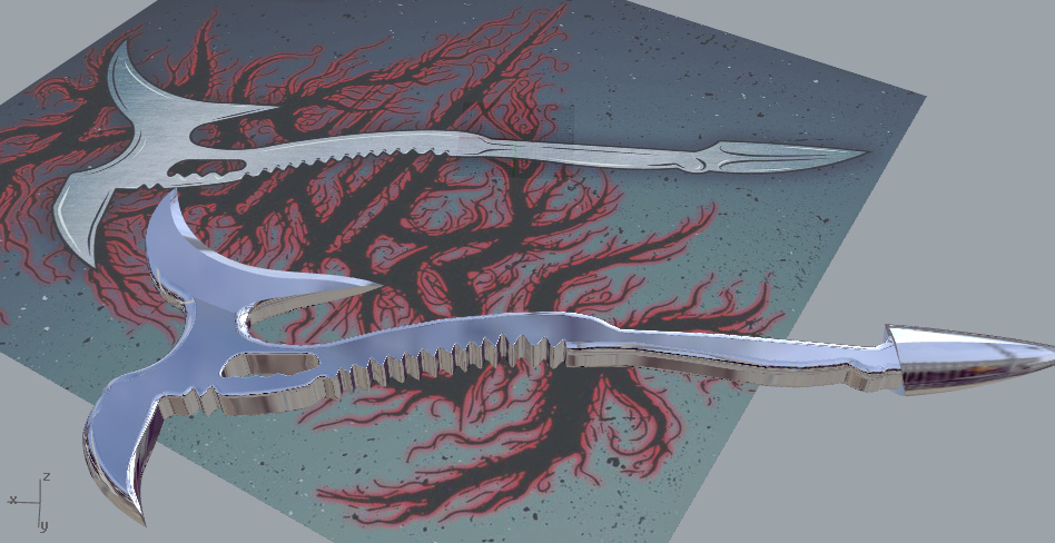 🪓 The beast axe from Mandy movie・ STL File for ・Cults